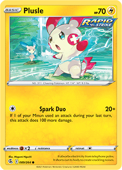 Plusle | Fusion Strike | TCG Card Database | Pokemon.com