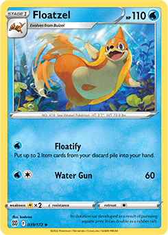 Floatzel | Brilliant Stars | TCG Card Database | Pokemon.com