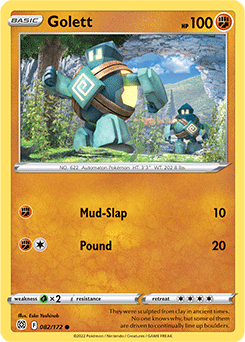 Golett | Brilliant Stars | TCG Card Database | Pokemon.com