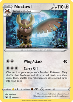 Noctowl | Sword & Shield Promo | TCG Card Database | Pokemon.com