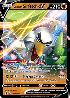Galarian Sirfetch’d V | Sword & Shield Promo | TCG Card Database ...