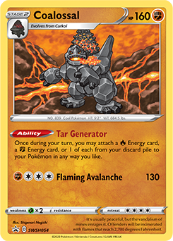 Coalossal | Sword & Shield Promo | TCG Card Database | Pokemon.com