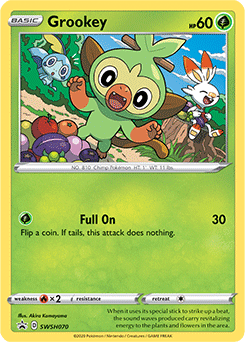 Grookey | Sword & Shield Promo | TCG Card Database | Pokemon.com