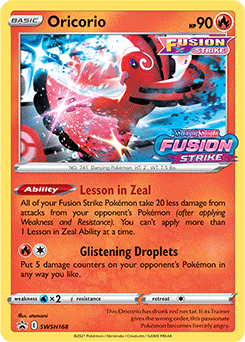 Oricorio | Sword & Shield Promo | TCG Card Database | Pokemon.com