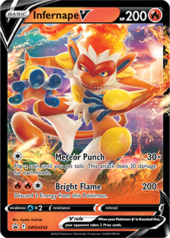 Infernape V | Sword & Shield Promo | TCG Card Database | Pokemon.com