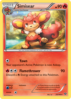 Simisear | XY | TCG Card Database | Pokemon.com