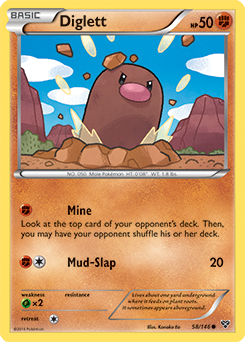Diglett | XY | TCG Card Database | Pokemon.com