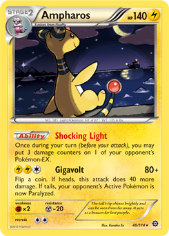 Ampharos | XY—Steam Siege | TCG Card Database | Pokemon.com