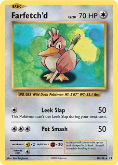 Farfetch’d | XY—Evolutions | TCG Card Database | Pokemon.com