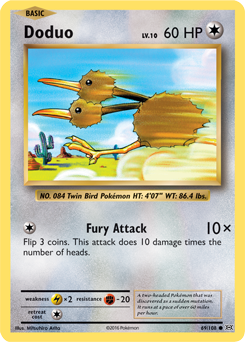 Doduo | XY—Evolutions | TCG Card Database | Pokemon.com