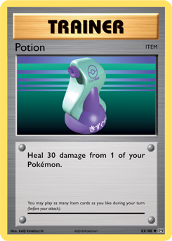 Potion | XY—Evolutions | TCG Card Database | Pokemon.com