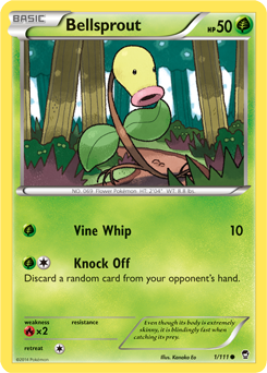 Bellsprout | XY—Furious Fists | TCG Card Database | Pokemon.com
