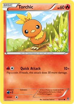 Torchic | XY—Furious Fists | TCG Card Database | Pokemon.com