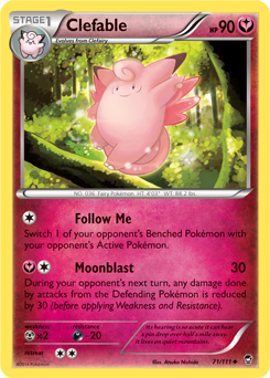 Clefable | XY—Furious Fists | TCG Card Database | Pokemon.com