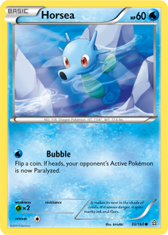 Horsea | XY—Primal Clash | TCG Card Database | Pokemon.com