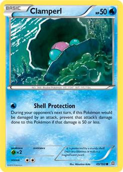 Clamperl | XY—Primal Clash | TCG Card Database | Pokemon.com