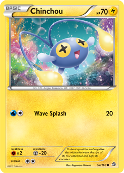 Chinchou | XY—Primal Clash | TCG Card Database | Pokemon.com