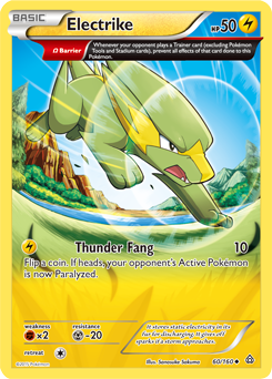 Electrike | XY—Primal Clash | TCG Card Database | Pokemon.com