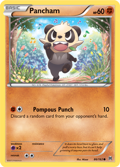 Pancham | XY–BREAKthrough | TCG Card Database | Pokemon.com
