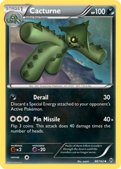 Cacturne | XY–BREAKthrough | TCG Card Database | Pokemon.com