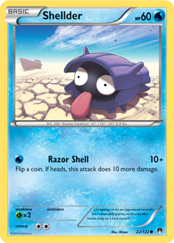 Shellder | XY—BREAKpoint | TCG Card Database | Pokemon.com