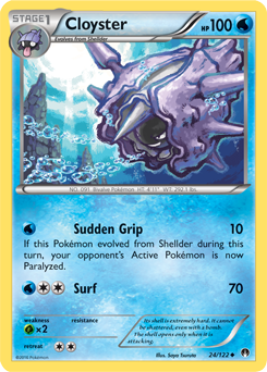 Cloyster | XY—BREAKpoint | TCG Card Database | Pokemon.com