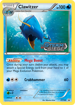 Clawitzer | XY—Promo | TCG Card Database | Pokemon.com