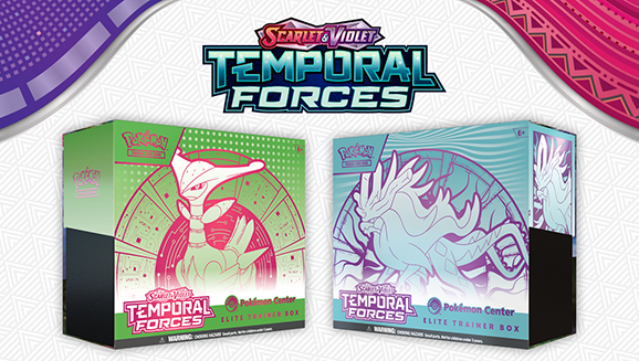 Preorder Pokémon TCG: Scarlet & Violet—Temporal Forces at the Pokémon Center | Pokemon.com
