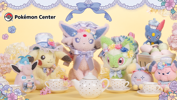 Pokémon Center Presents Pokémon Soda Pop Plush and Botanical Spring ...