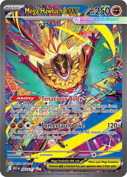 Mega Hawlucha ex Spreads Its Wings in Pokémon TCG: Mega Evolution ...