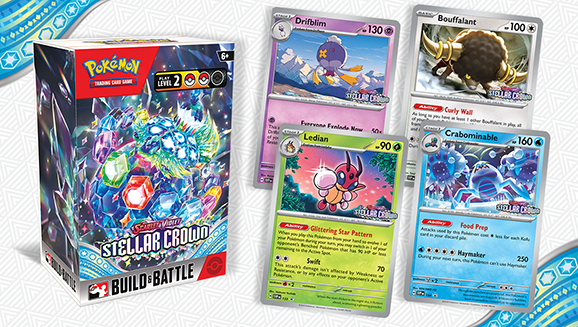 Get The Pokémon Tcg Scarlet And Violet—stellar Crown Build And Battle Box Early