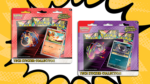 Pokémon TCG: Mega Evolution—Ascended Heroes Tech Sticker Collection ...