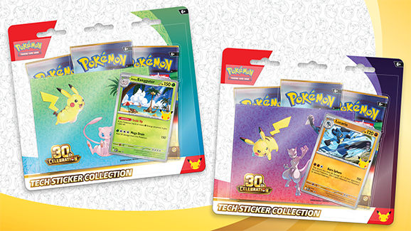Pokémon TCG: 30th Celebration Tech Sticker Collection | Pokemon.com
