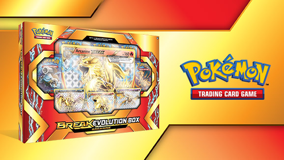 Pokémon TCG: BREAK Evolution Box Featuring Arcanine | Pokemon.com