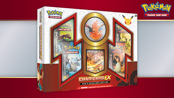 Pokémon TCG: Red & Blue Collection—Charizard-EX | Pokemon.com