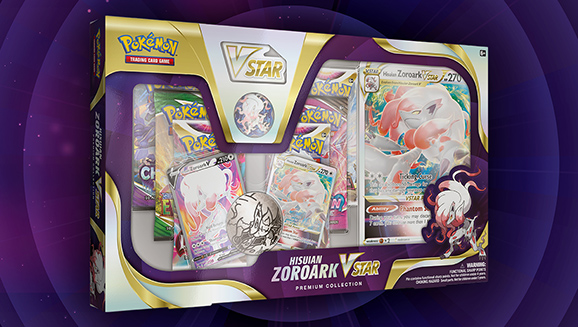 Pokémon TCG: Hisuian Zoroark VSTAR Premium Collection | Pokemon.com