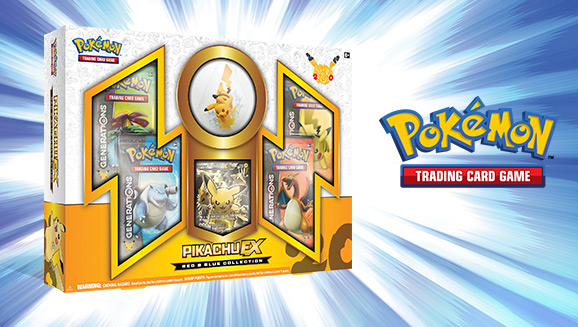 Pokémon TCG: Red & Blue Collection—Pikachu-EX | Pokemon.com