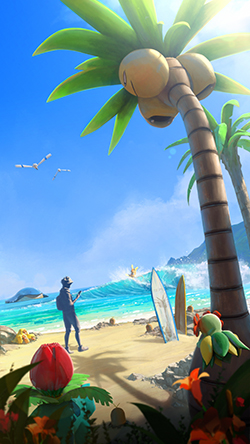 Interviews with the Artists of Pokémon GO Startup Screens | Pokemon.com