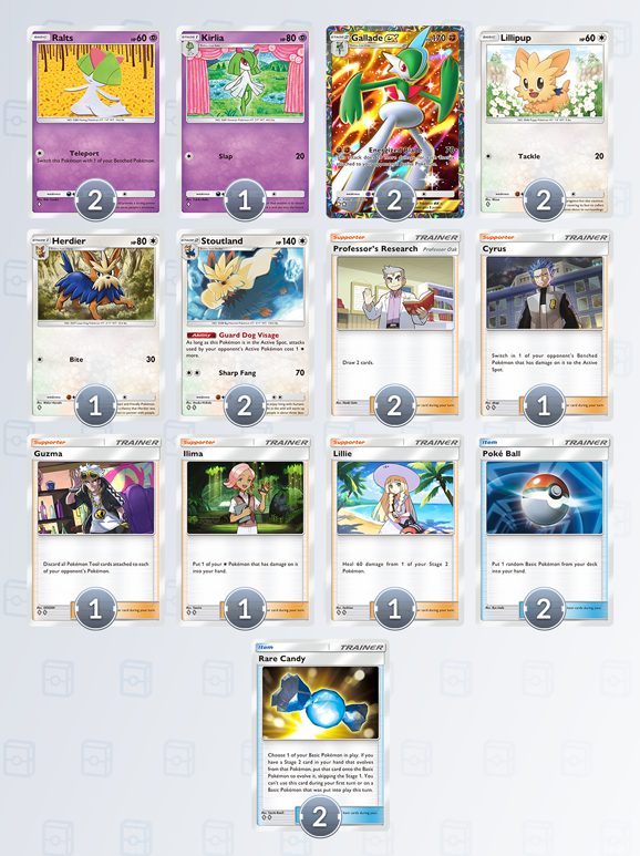 Pokémon TCG Pocket: Gallade ex and Stoutland Deck List Strategy ...