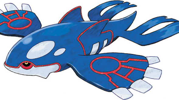 Catching Kyogre will require tremendous skill!