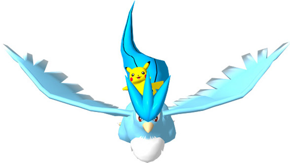 It looks like Pikachu has caught a ride!